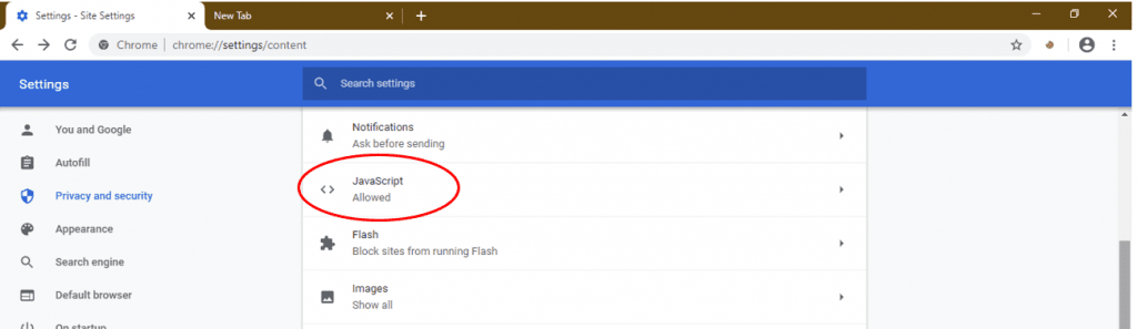 How To Enable JavaScript On Google Chrome Enablejavascript